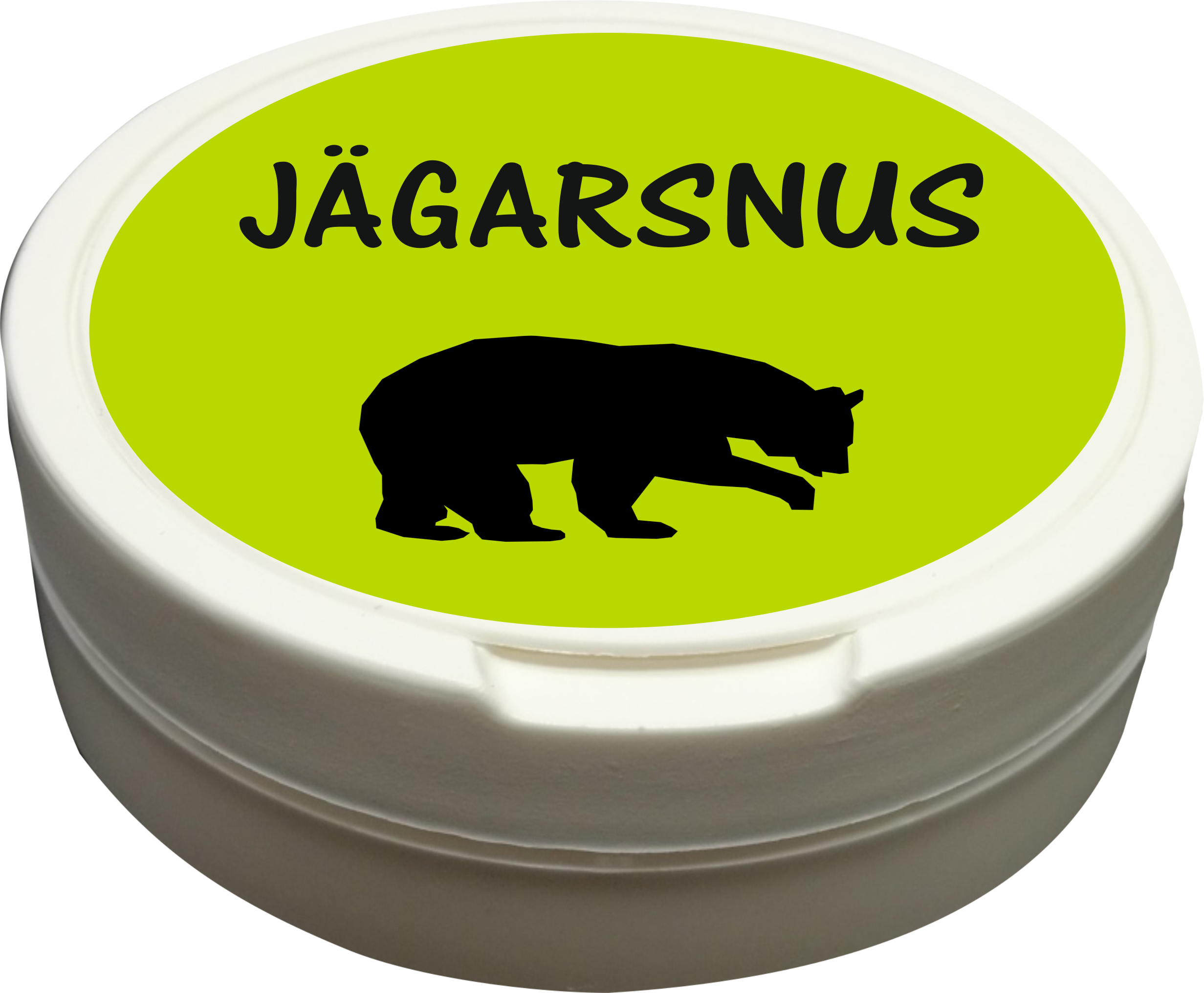 Snusdosa för portionssnus med dubbellock 3 i 1 Jägarsnus Björn ...