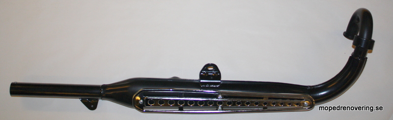 Exhaust system overhead Suzuki AC50 - Mopedrenovering