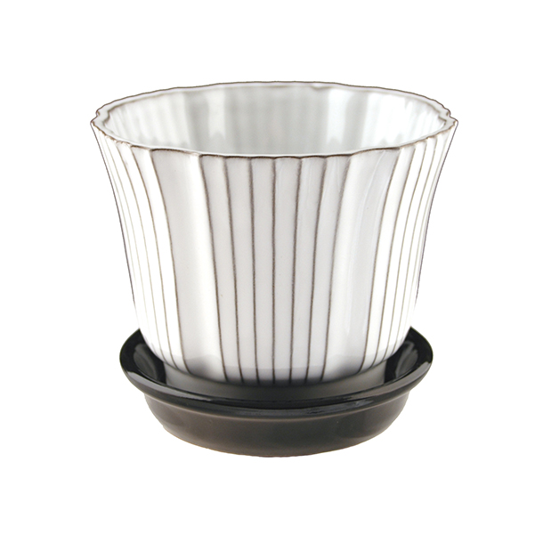 Nittsjö Keramik - Blomkruka A3 vit