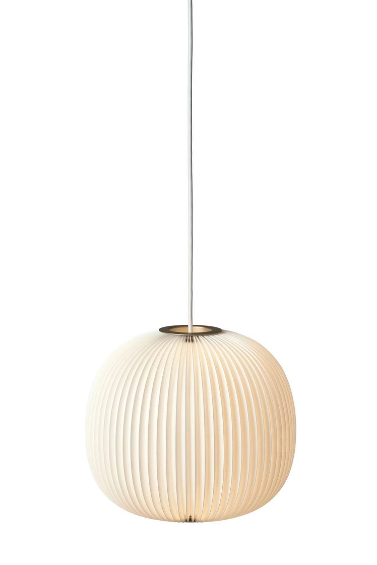 Lamella 3 Vit/guld Pendel | LE KLINT | Vision of Home.se | Fri Frakt