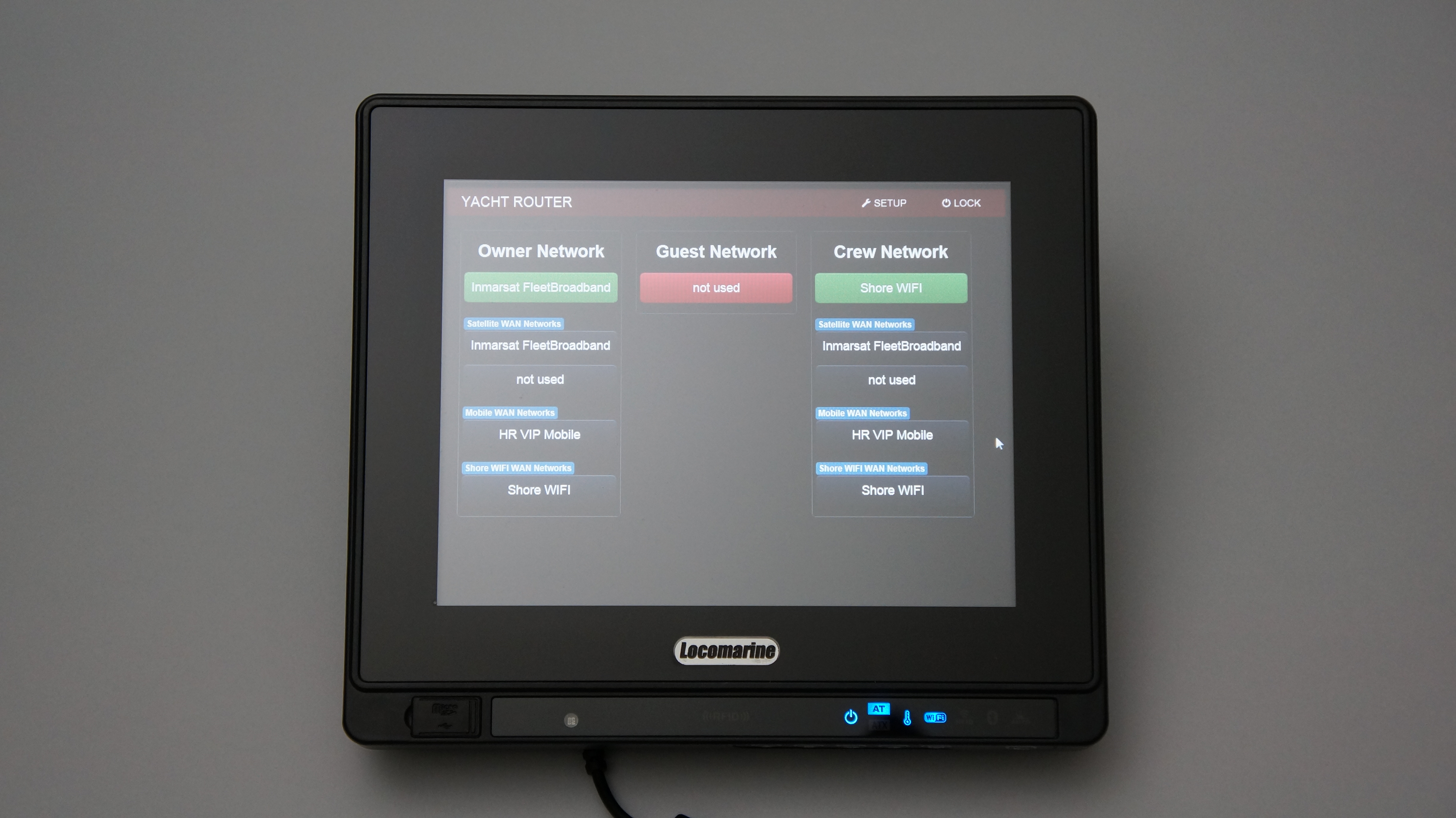 Locomarine Touch Screen Controller - NjordX AB