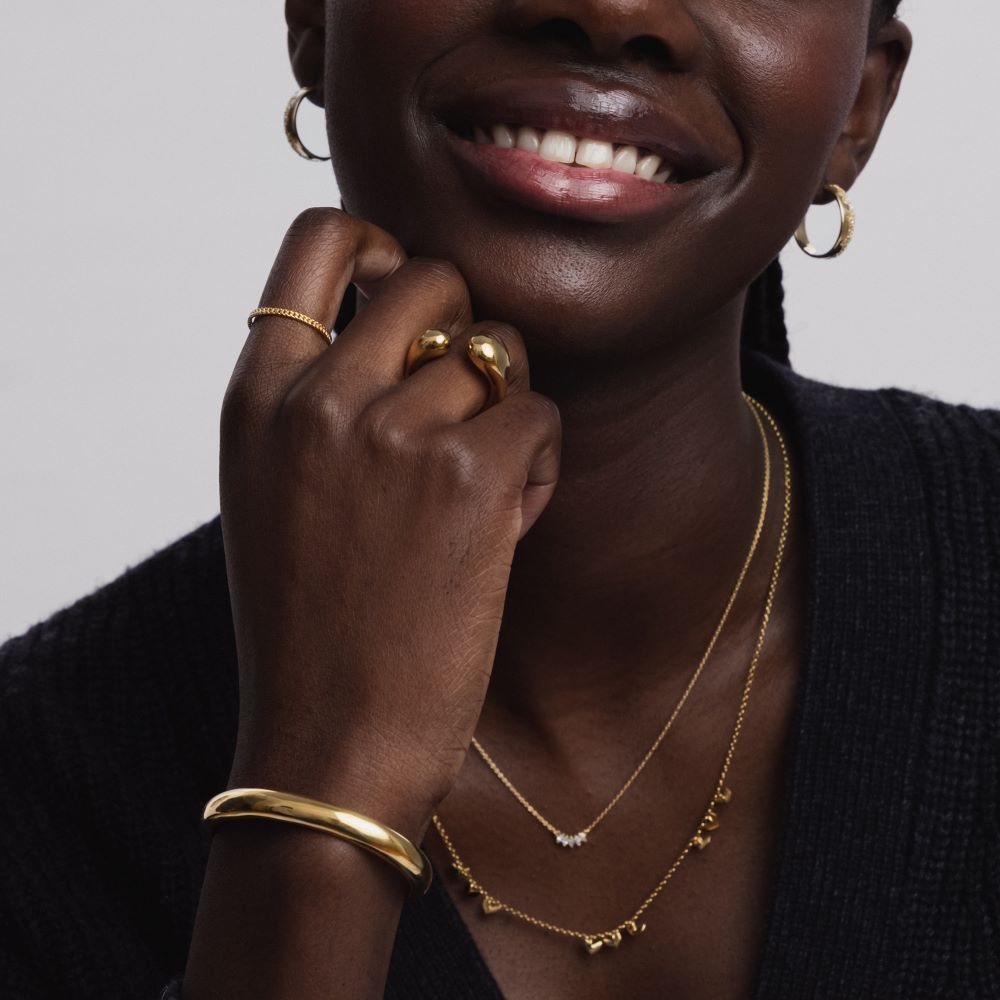 Syster P Bolded Drops ring guld - Smycken | Silver | Design | Formidabel