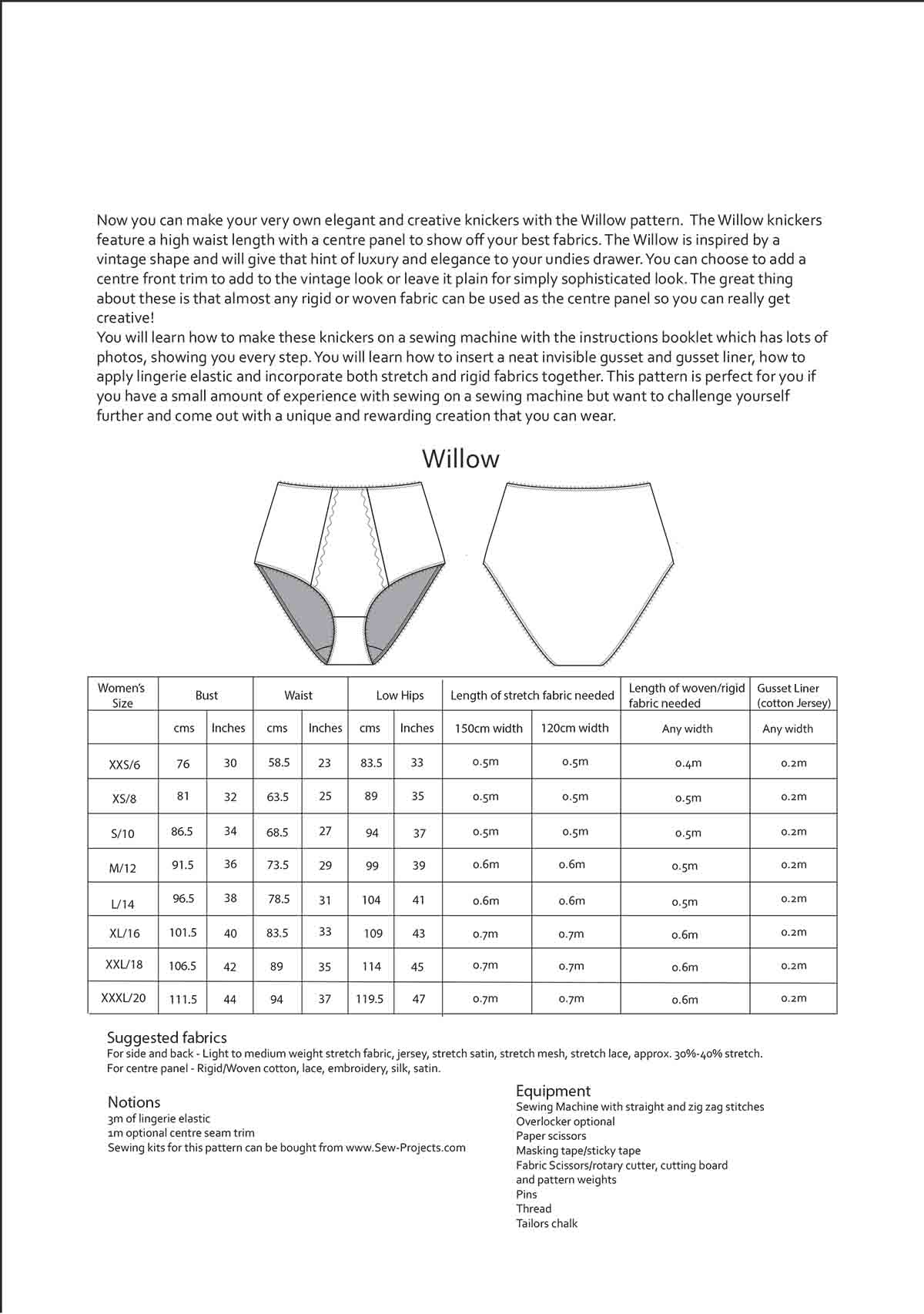 Willow Panties - B,Wear