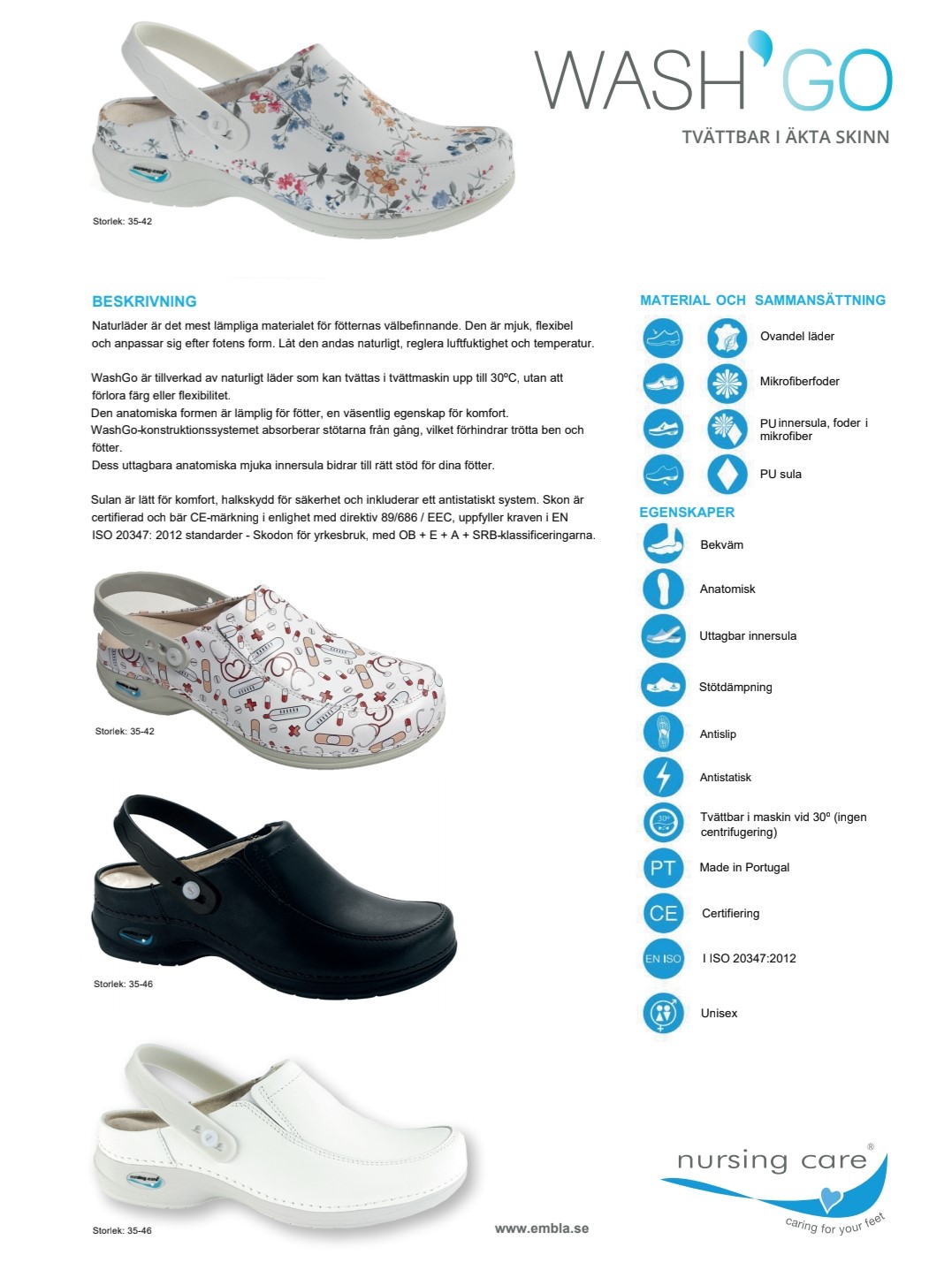 Embla of Sweden - Toffel - Paris Health Wash&Go