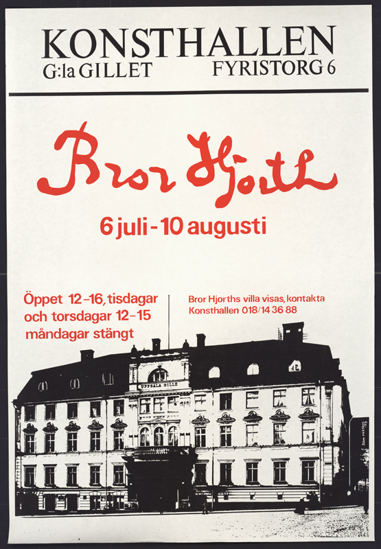 vintageaffischer - HJORT, BROR