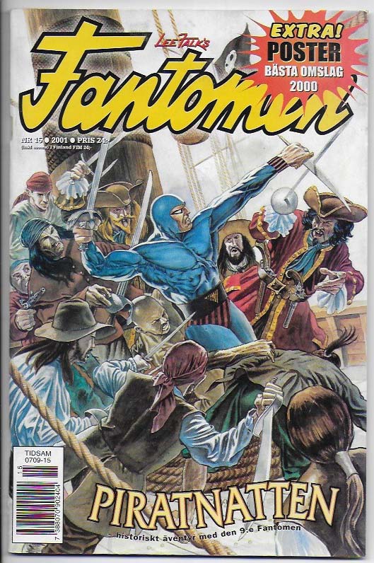 beyonder2000.se ~Serier & Samlarsaker~ - Fantomen 2001 Nr 15 FN Ifyllt ...