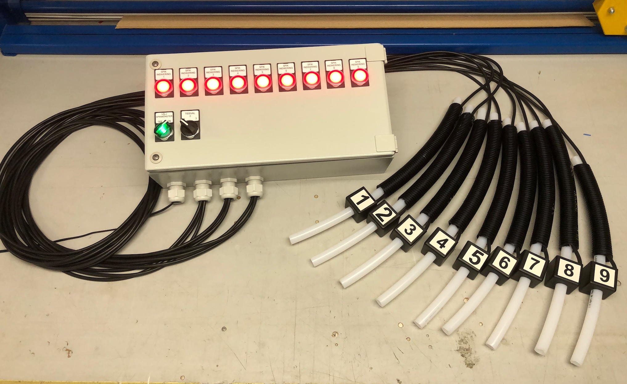 IM Machinery - Nail indicator box complete with steering and 9 sensors