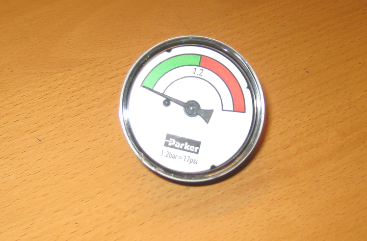 IM Machinery - Return filter Indicator visual 1.2bar Parker