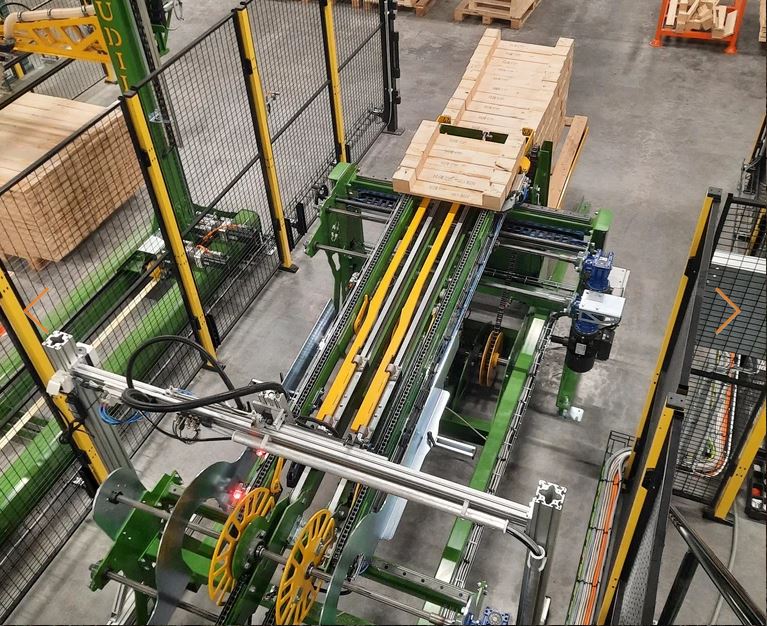 IM Machinery - Pallet Legs Stacker