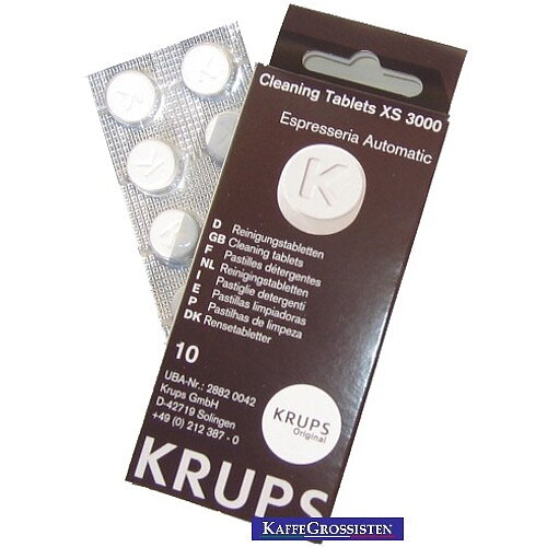 Krups XS3000 Cleaning Tablets for Krups coffee machines