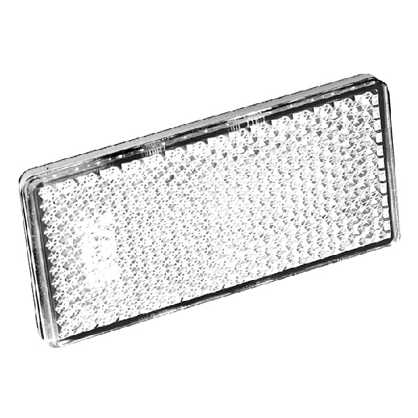 2-Pack Reflector Reflex Rectangular | Blanco