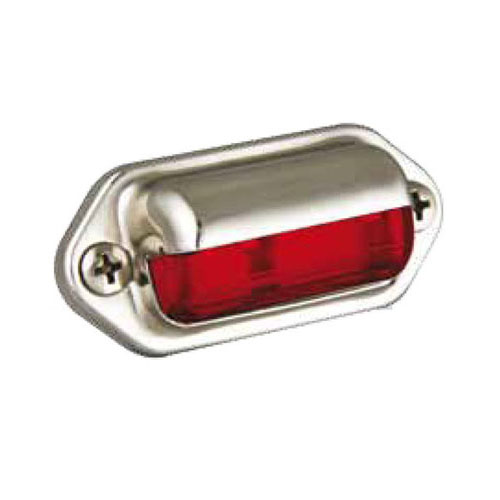 Step Lamp Chrome Red