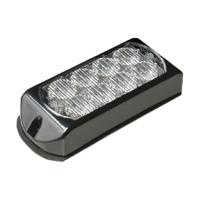 8 LED Warning Light WHITE