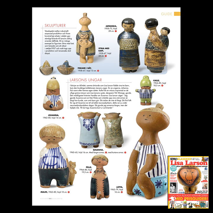 Lisa Larson (Larsons Ungar 1961) Passionate Pelle 20 cm (5)