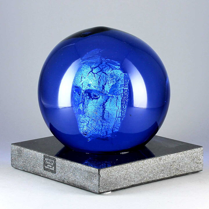 Bertil Vallien (2000s) Blue Headman 18 cm