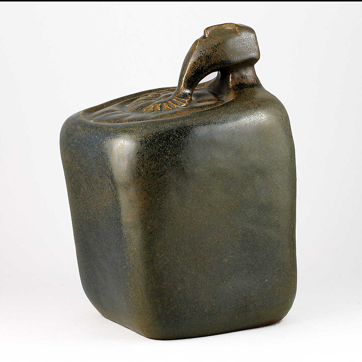 Åke Holm (1960s) Unique Masterpiece Sculpture Aron with Snake