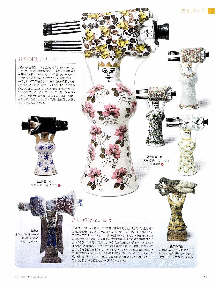 Lisa Larson - Book "Retro Lisa Larson" (Japanese)