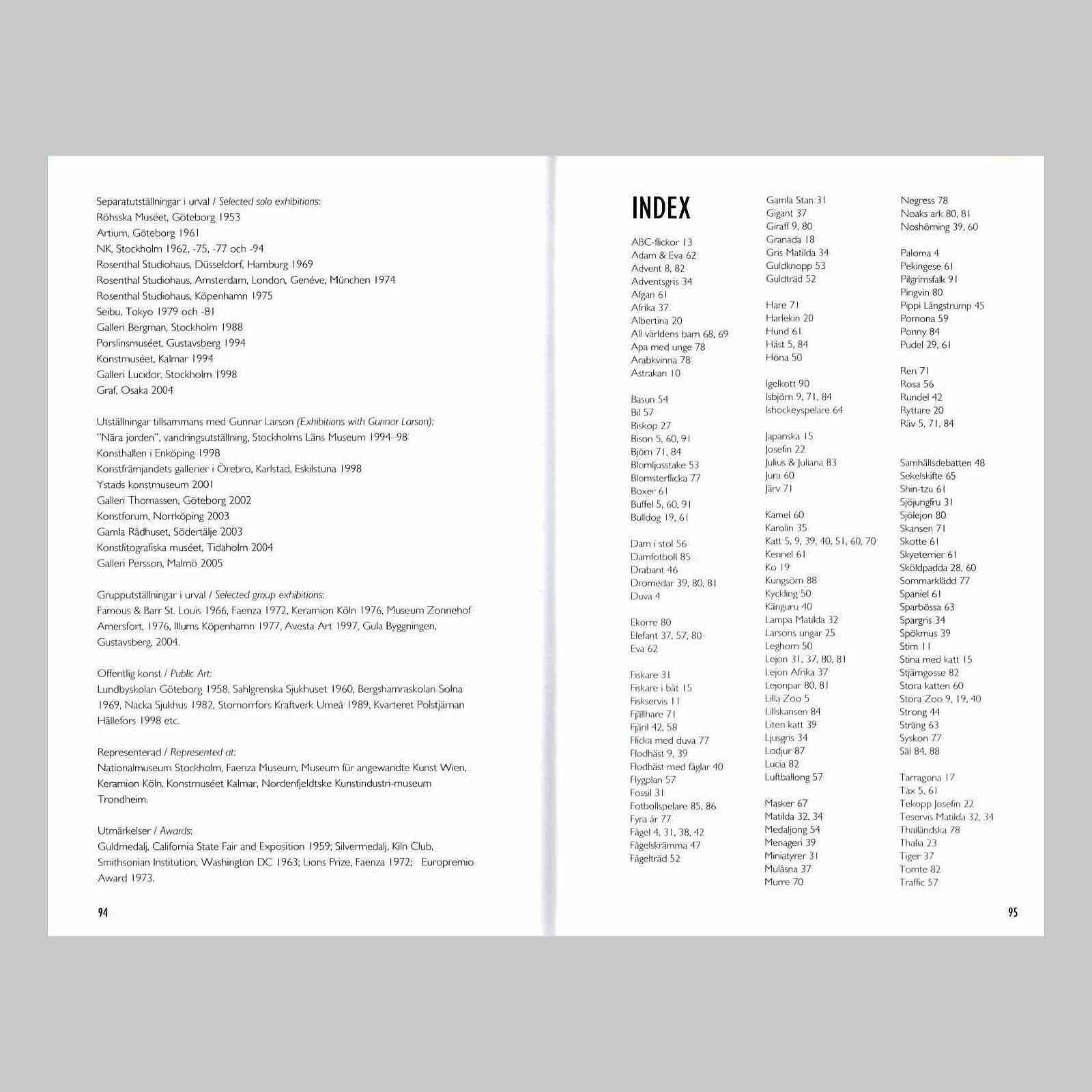 Lisa Larson - Book "Lisa Larson, Gustavsberg, 1954-80"