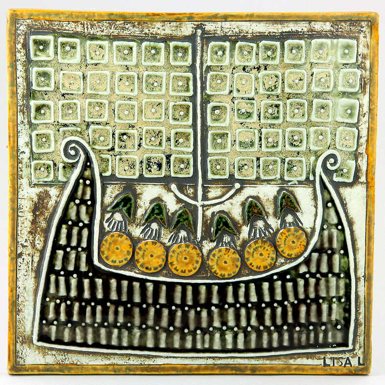 Lisa Larson’s wall plaques from Gustavsberg