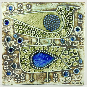 Lisa Larson’s wall plaques from Gustavsberg