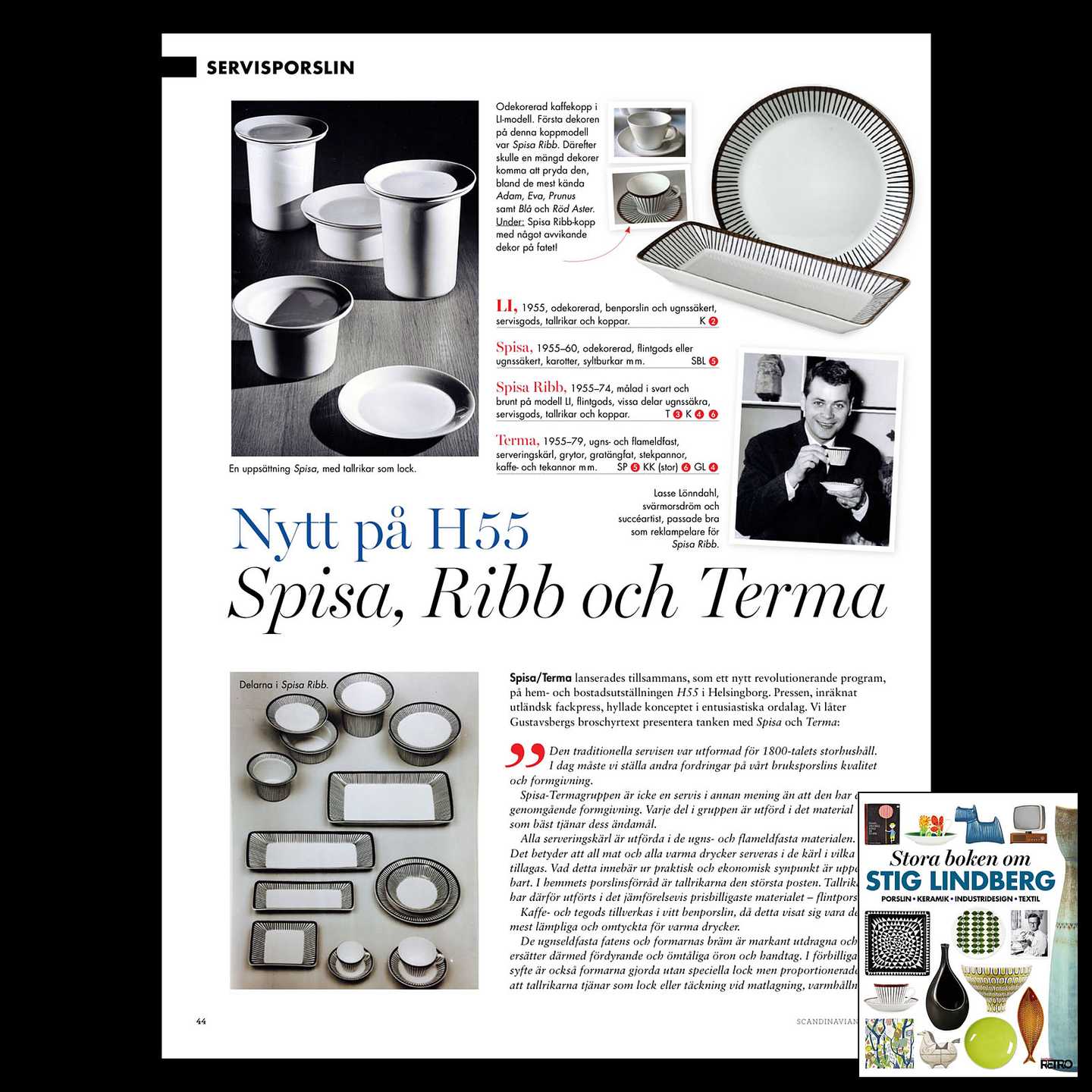 Stig Lindberg (Spisa Ribb 2000s) Perfect Plate (22 cm)