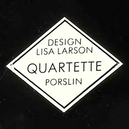 Lisa Larson（リサラーソン）の Quartetteシリーズ（1986年）グスタフスベリ製