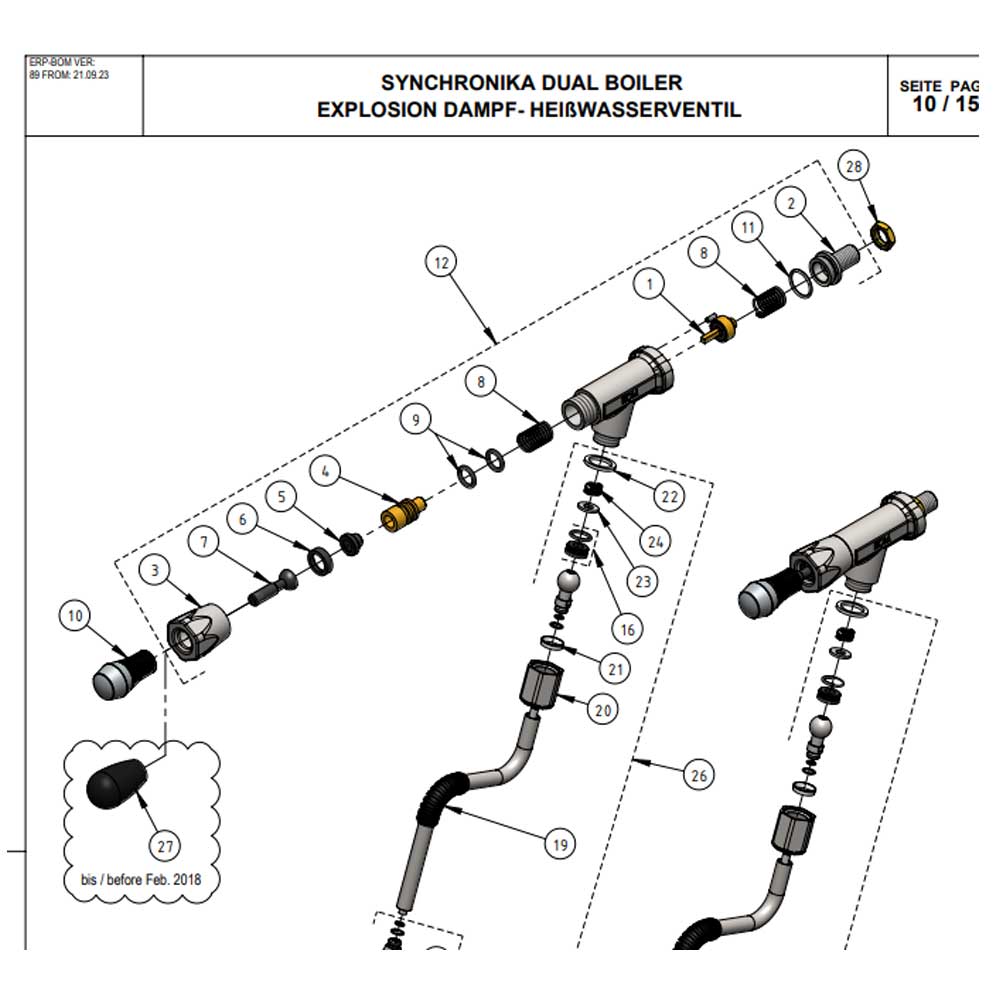 ECM - O-ring 03043 EPDM till tryckhylsa för ånga och hetvatten 10,78x2 ...