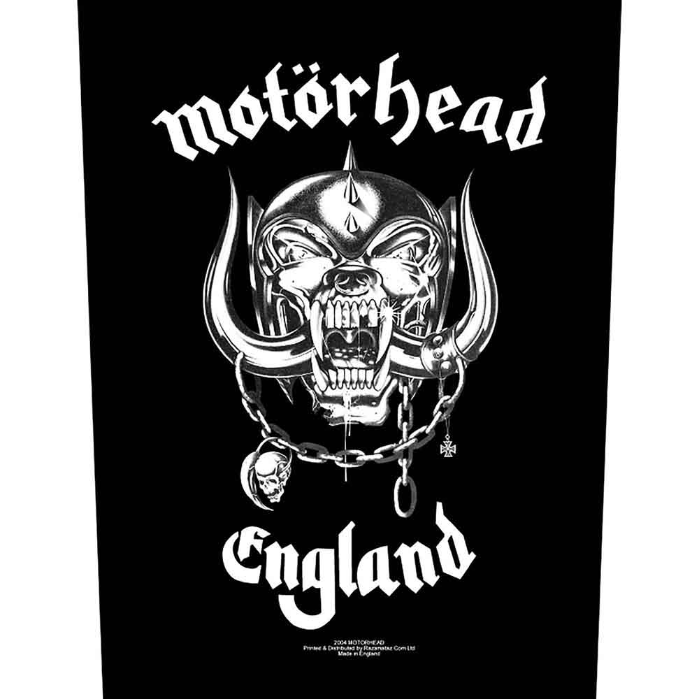 Punk Metal Store - MOTORHEAD - BACK PATCH, ENGLAND