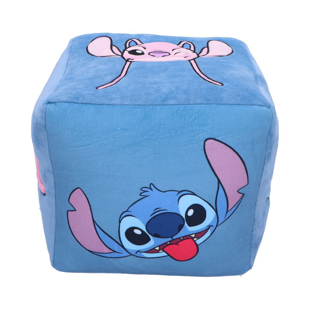 Disney Stitch and Angel Cube Cushion 25cm - www.plugged.se