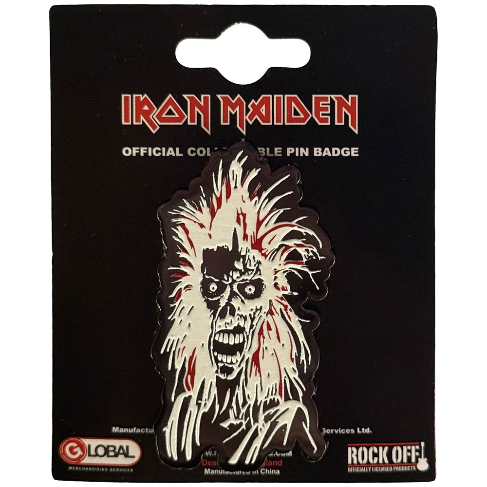 Iron Maiden Pin Badge: Eddie - www.plugged.se