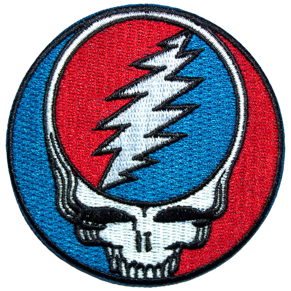 Grateful Dead Woven Patch: Steal Your Face Classic (Standard) - www.plugged.se
