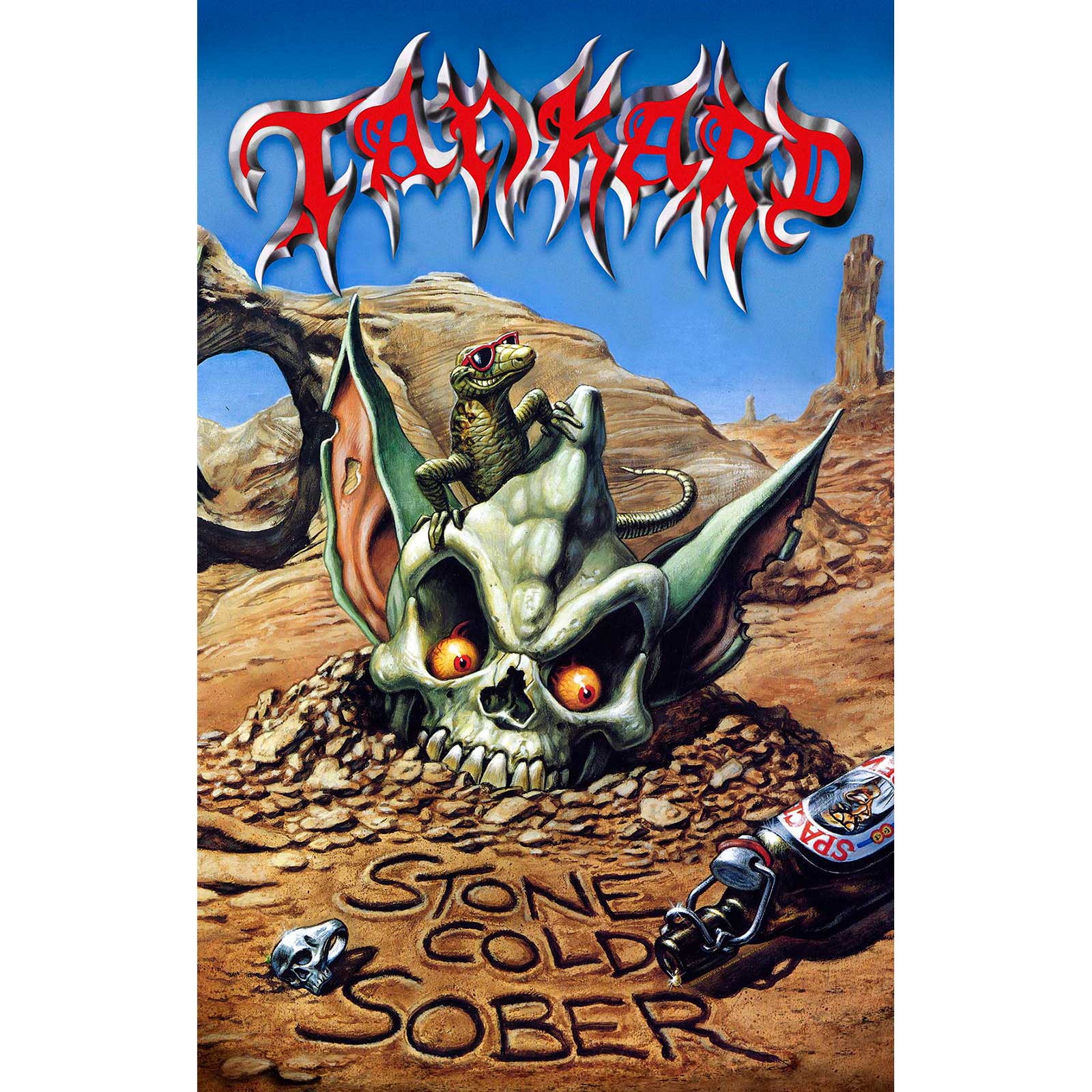 Tankard Textile Poster: Stone Cold Sober - www.plugged.se