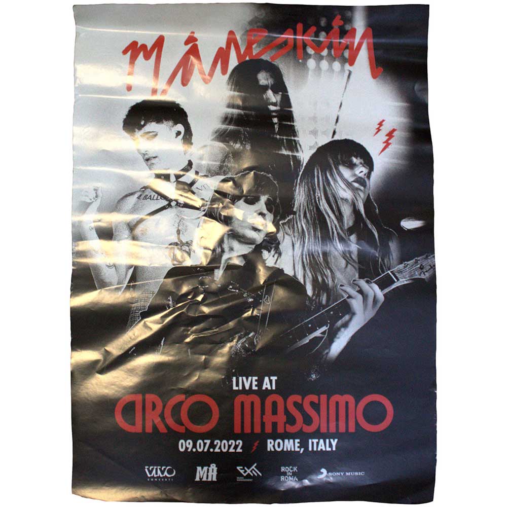 Maneskin Poster: Live At Circo Massimo 2022 (Ex-Tour) - www.plugged.se