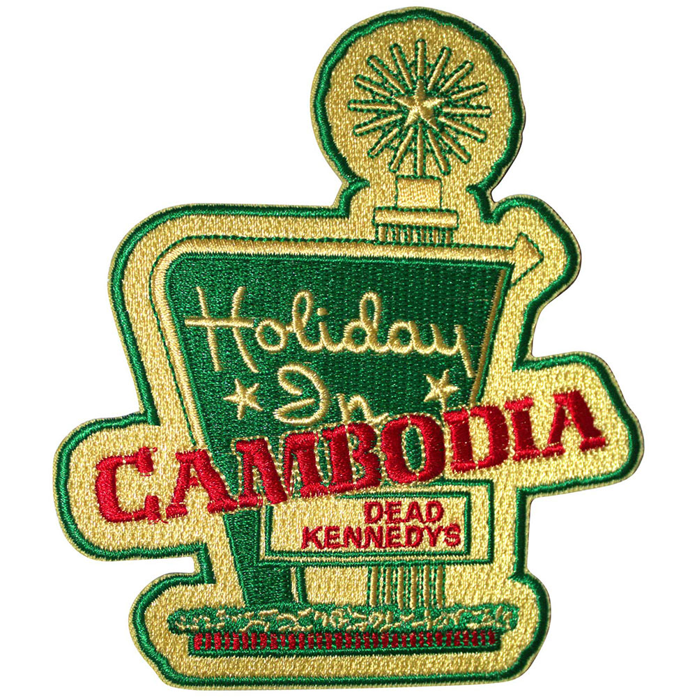 Dead Kennedys Standard Patch: Holiday In Cambodia - www.plugged.se