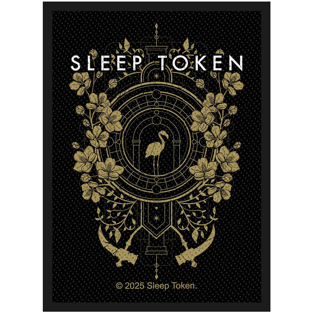 Sleep Token Standard Woven Patch: Even In Arcadia Crest - www.plugged.se
