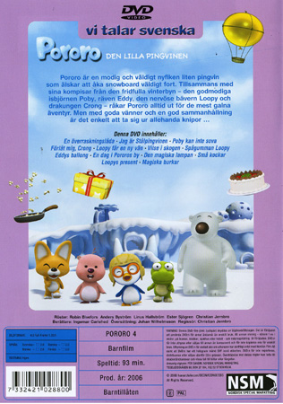 Pororo - Volym 4 En dag I Pororos by - Kvarnvideo.se