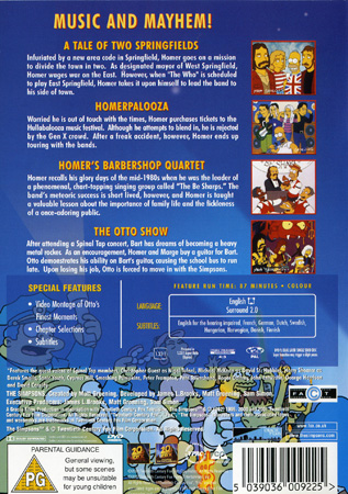 Simpsons - Backstage Pass - Kvarnvideo.se