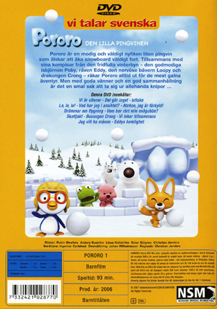 Pororo - Volym 1 Vi Är Vänner - Kvarnvideo.se