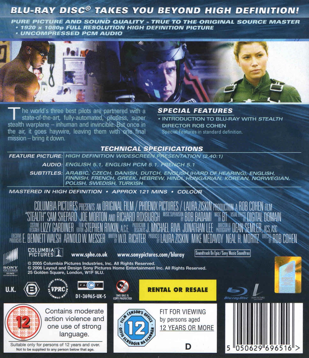 Stealth (Blu-ray) - Kvarnvideo.se