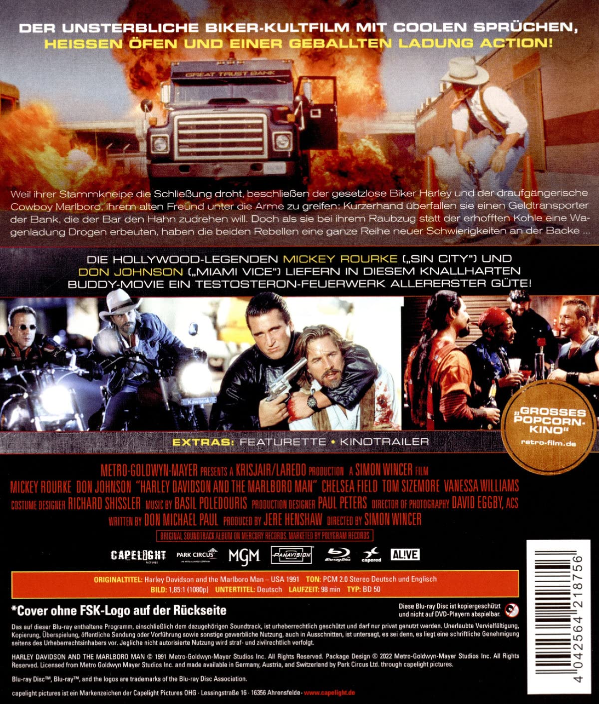 Harley Davidson And the Marlboro Man (ej svensk text) (Blu-ray ...