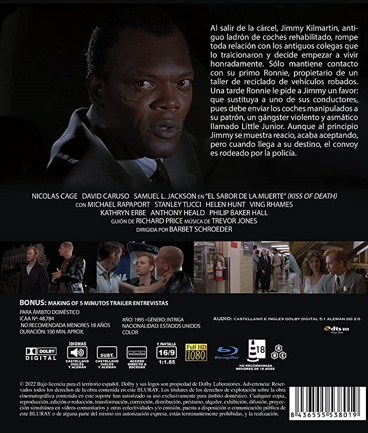 Kiss of Death (ej svensk text) (Blu-ray) - Kvarnvideo.se