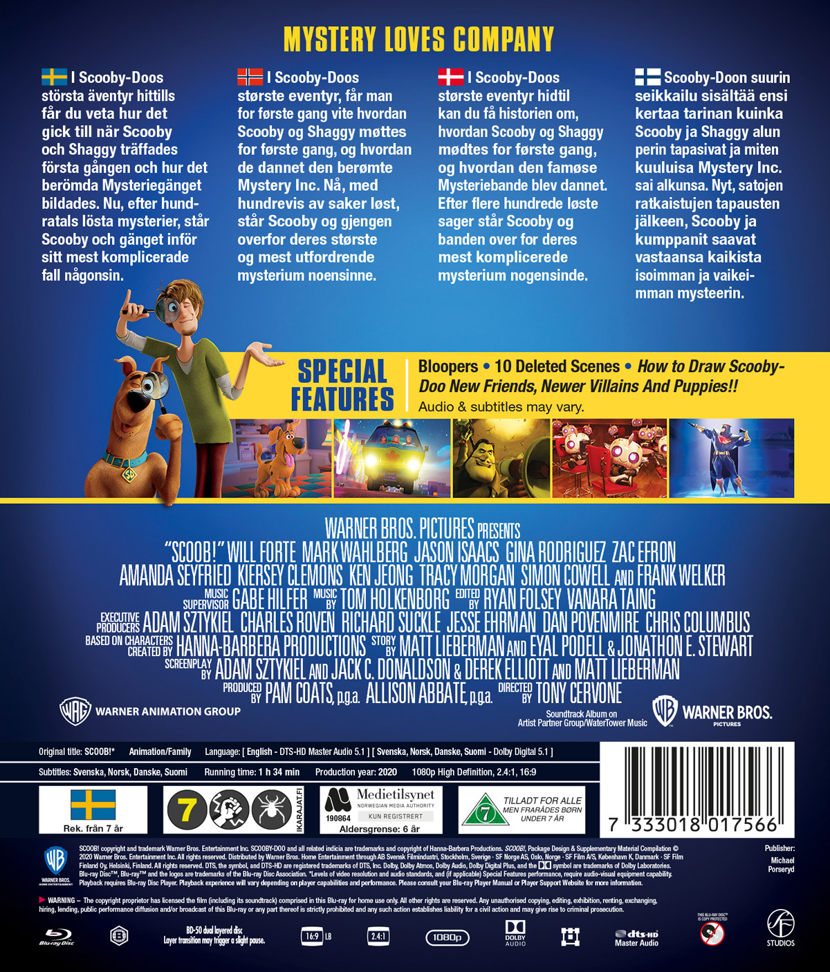 Scoob! (Blu-ray) - Kvarnvideo.se