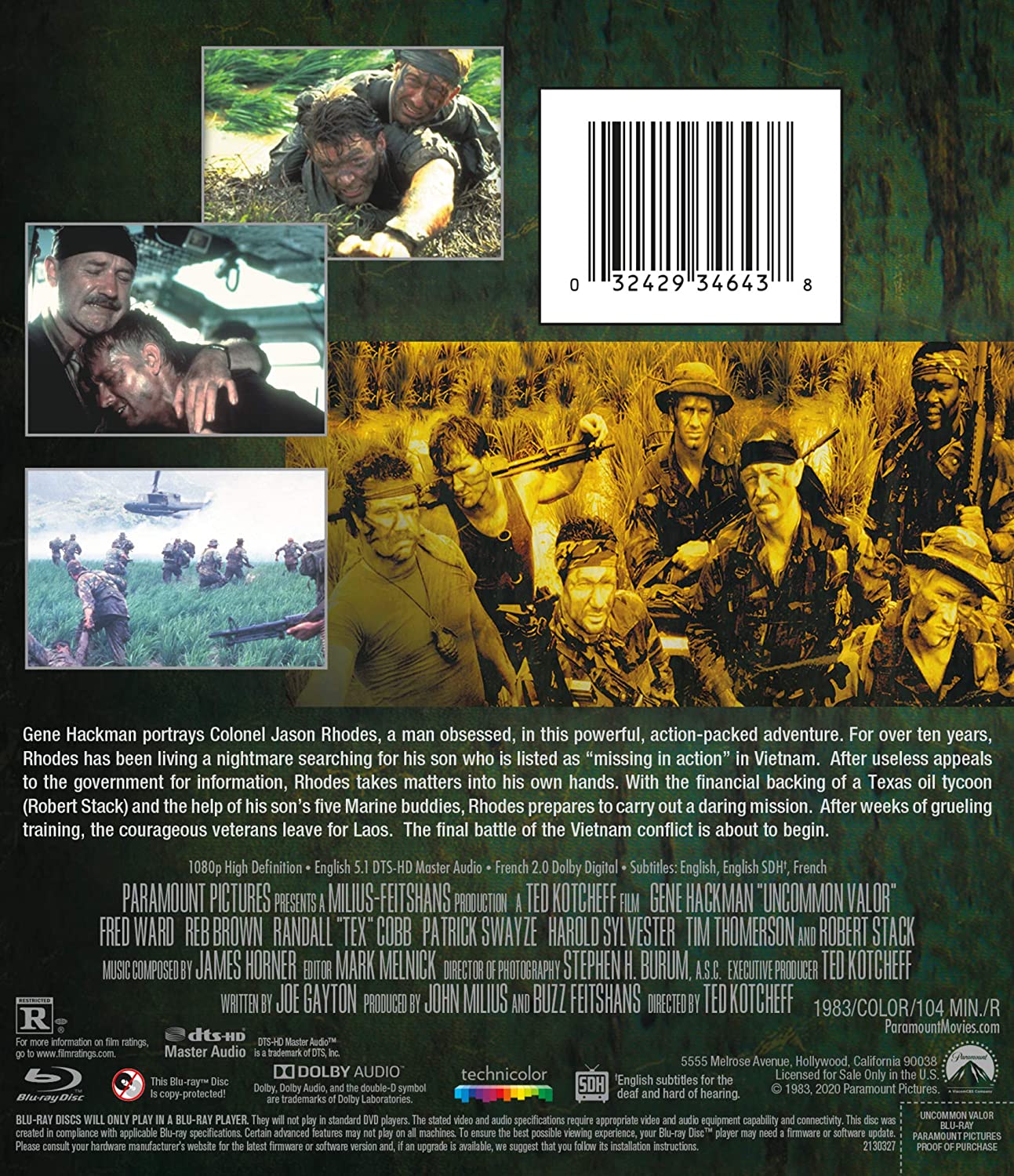 Uncommon Valor (ej svensk text) (Blu-ray) - Kvarnvideo.se