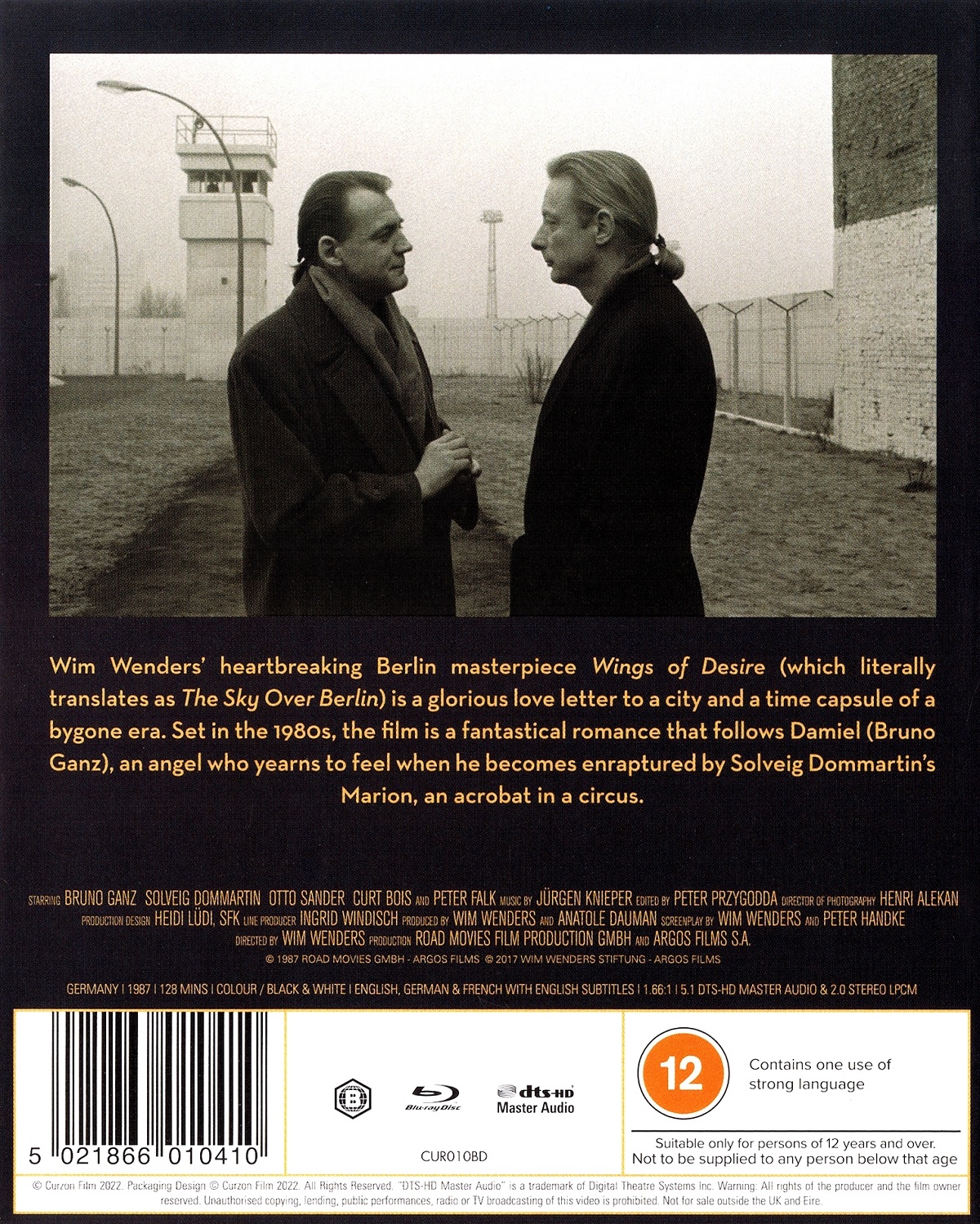Wings of Desire (ej svensk text) (Blu-ray) - Kvarnvideo.se