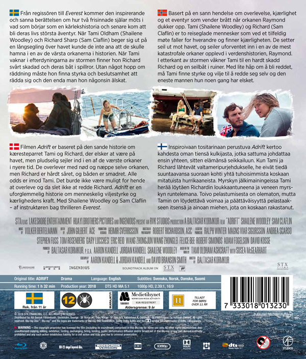Adrift (Blu-ray) - Kvarnvideo.se