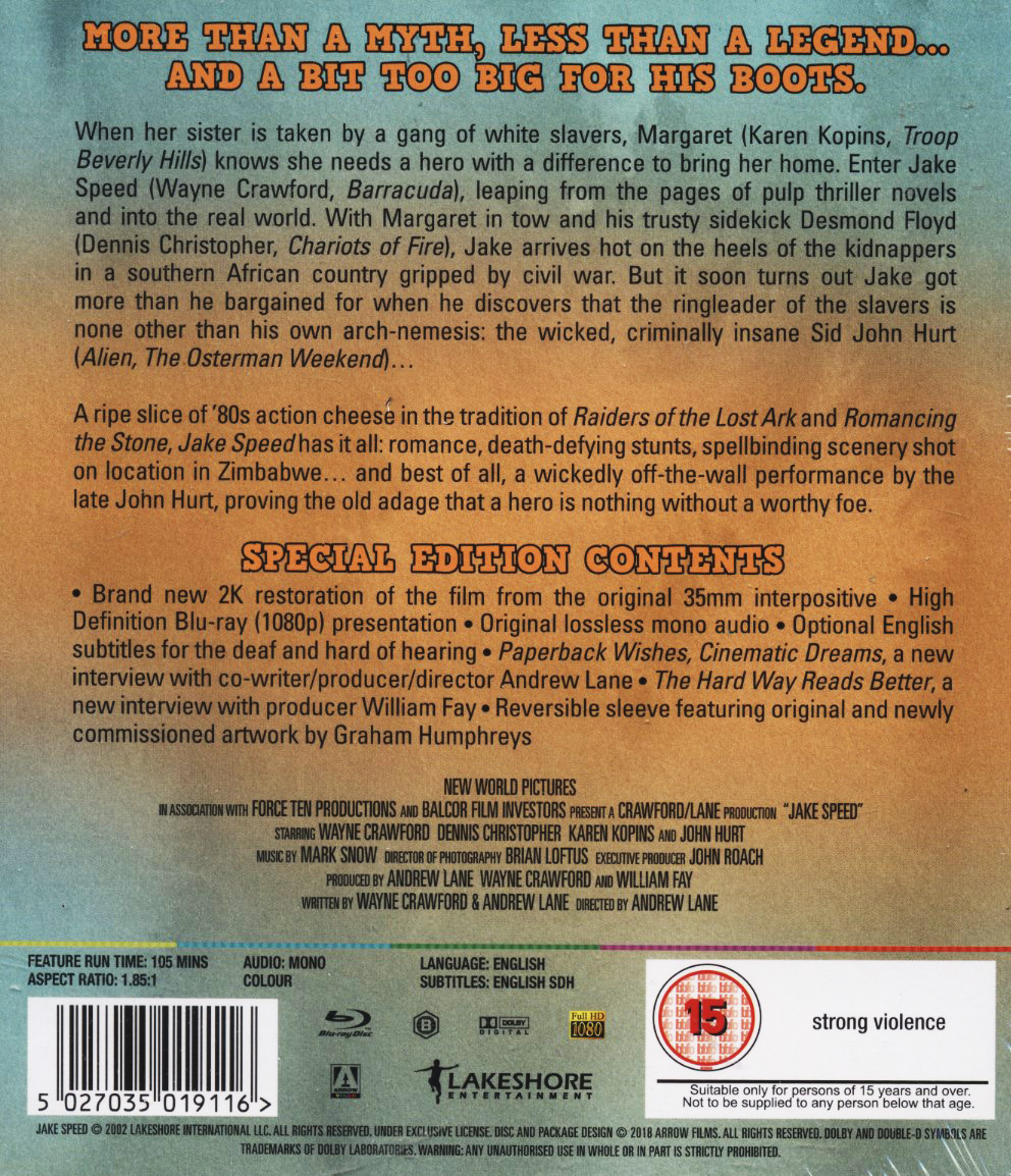 Jake Speed (ej svensk text) (Blu-ray) - Kvarnvideo.se