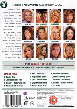 Playboy - Video Playmate Calendar 2001 (ej svensk text) - Kvarnvideo.se