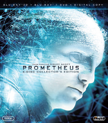 Prometheus (Real 3D + Blu-ray + DVD) (Begagnad) - Kvarnvideo.se