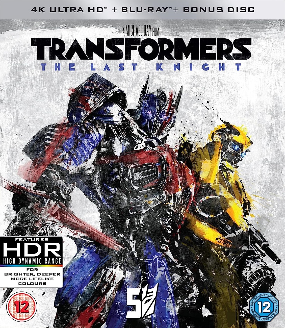 Transformers 5 - Last Knight (3-disc) (4K Ultra HD + Blu-ray ...