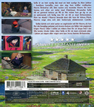 Det Levande Slottet (Blu-ray) - Kvarnvideo.se